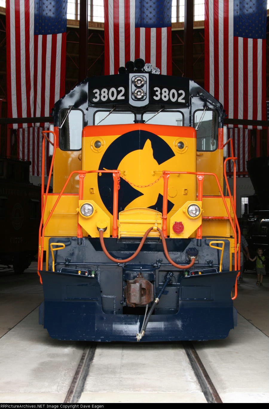 Chessie System (B&O) GP38#3802 Trains Magazine All-American Diesel 1982